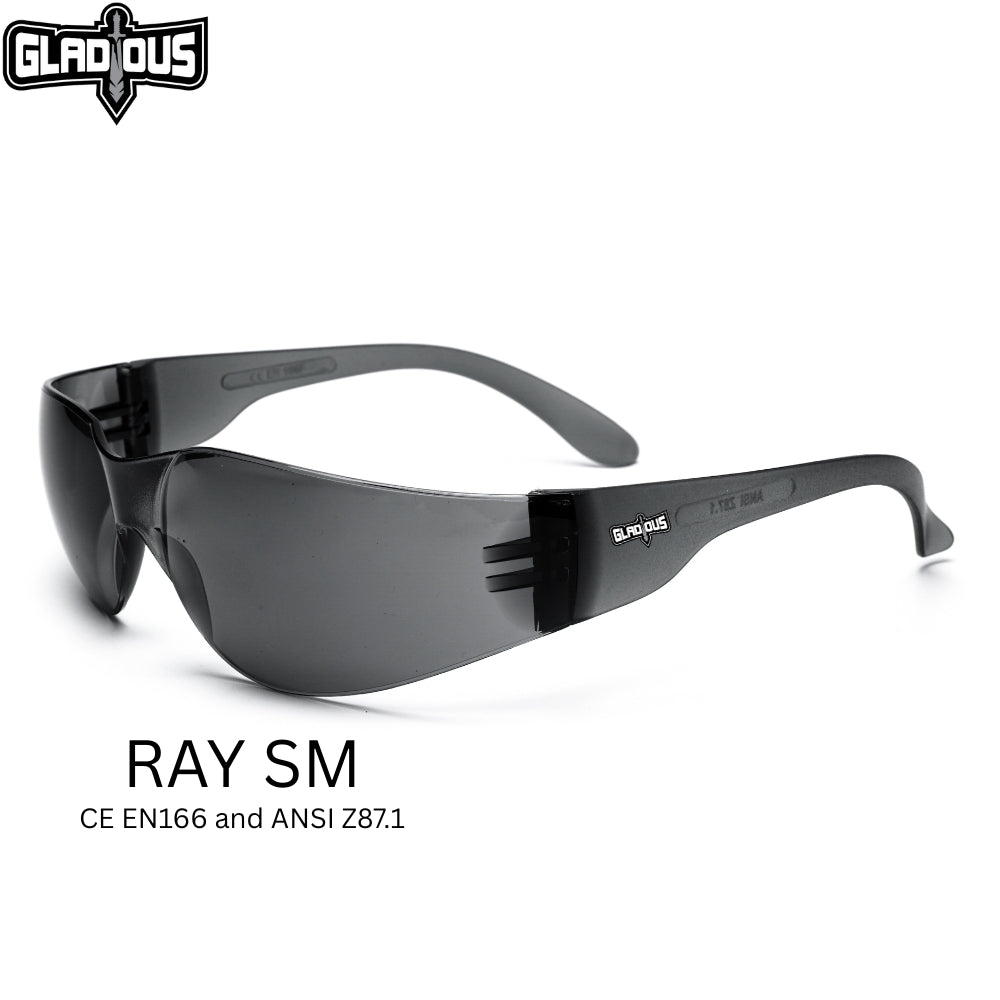 Safety Glass, Gladious, Ray ⋆ Smoke ⋆ PPE-ONLINE