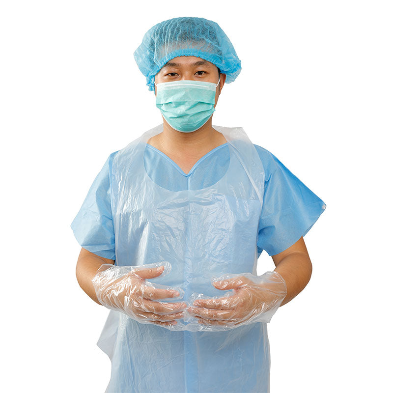 Empiral HDPE Apron, 0.6g, Transparent ⋆ PPE-ONLINE