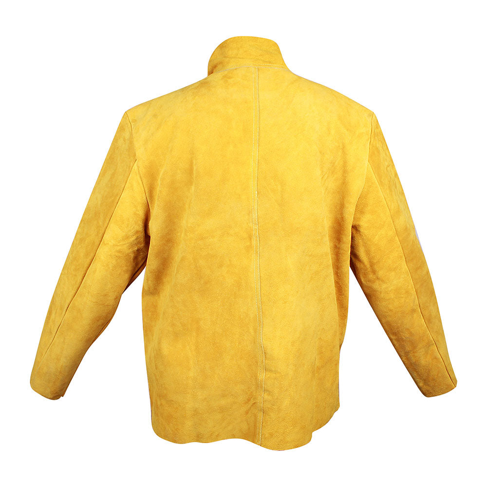 Empiral Golden Jacket, Welding Jacket, Golden Suede Leather ⋆ PPE-ONLINE