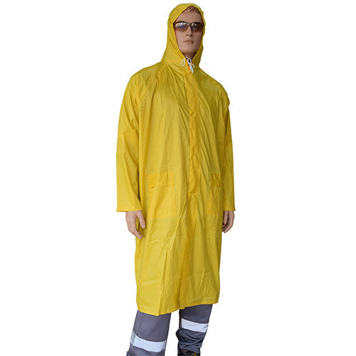 Gladious Rain Coat, PVC/Polyester Rain Coat ⋆ PPE-ONLINE